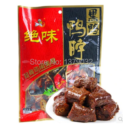 200g Chinese delicious specialty food Snack Spicy Duck Neck Vacuum ...