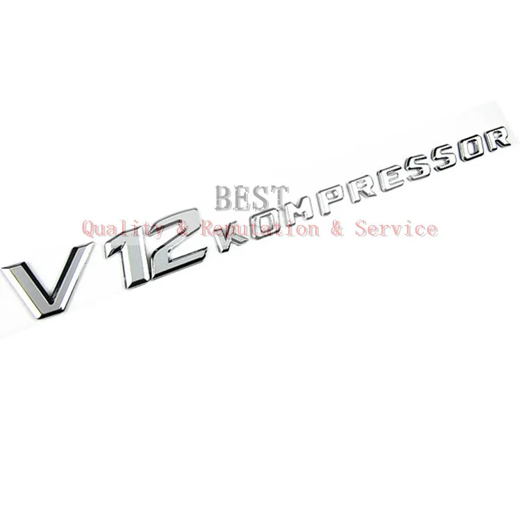 V12 KOMPRESSOR STICKER Sticker Modified car standard tunning car ...