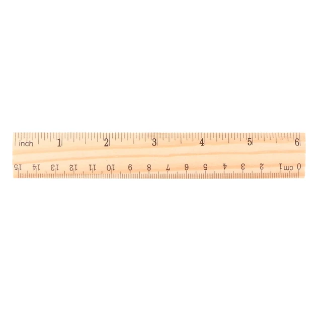 Colored Wooden Rulers