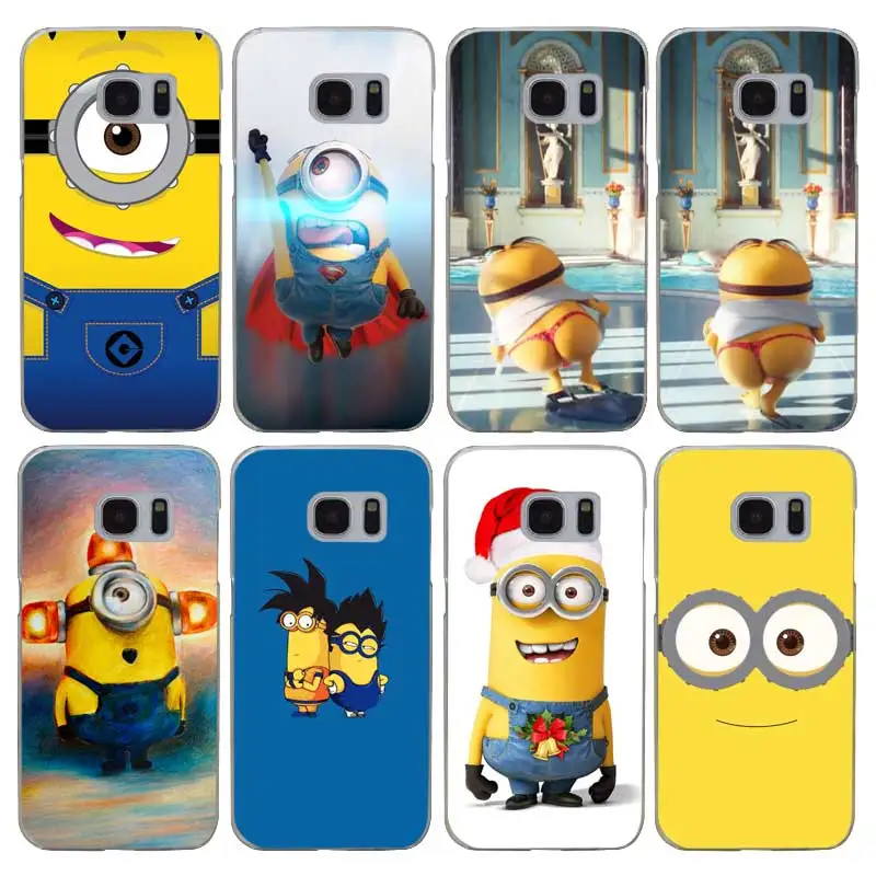 Aliexpress.com : Buy G453 Cute Minions Transparent Hard PC Case Cover ...
