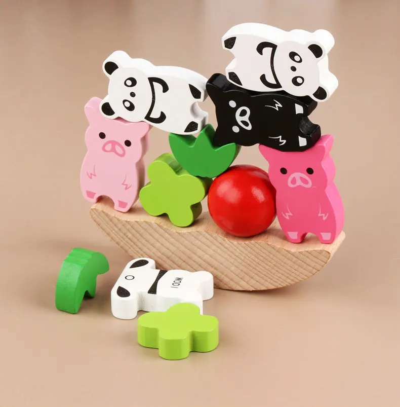 Nesting Puzzle Wooden Toy Wooden Cow Puzzle Cow Stacker Puzzles Toys ...