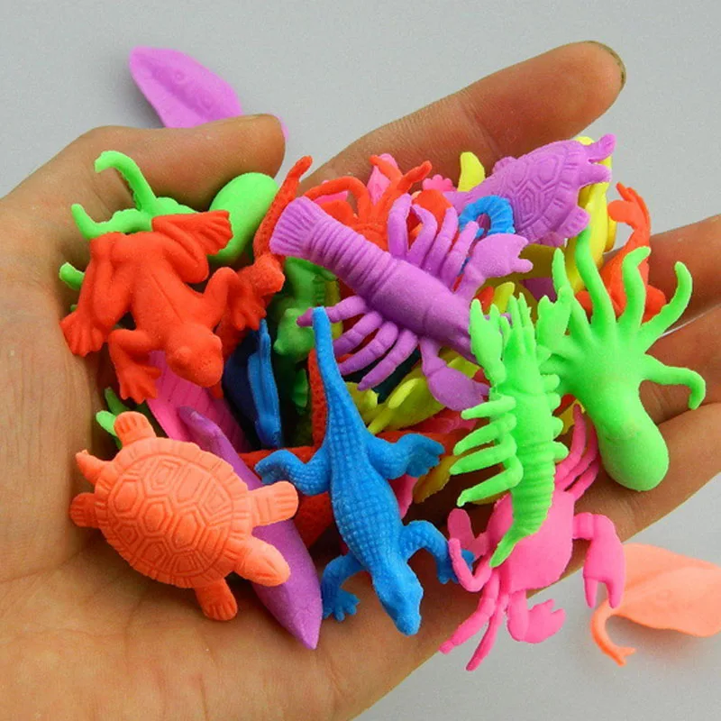 10 pcs/lot Magic Growing Water Animal Crystal Soil Mud Ball Animal ...