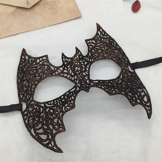 Batman Lace Masquerade Mask for Carnival Halloween Masquerade Half Face ...
