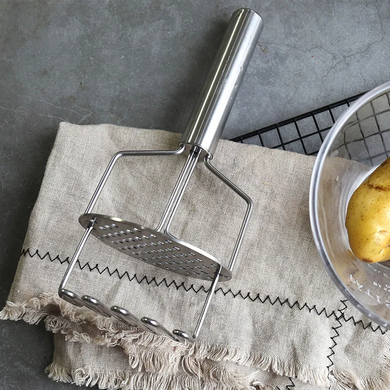 Stainless Steel Potato Crusher Mud Pressure Mud Machine Potatoes Masher ...