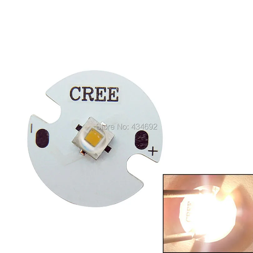 10PCS-1W-3W-16mm-Cree-XLamp-XPE2-XP-E2-Q5-Warm-White-3000K-LED-220LM ...