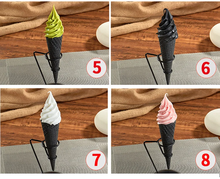 Artificial food Simulation Ice cream model simulation cones crispy tube ...