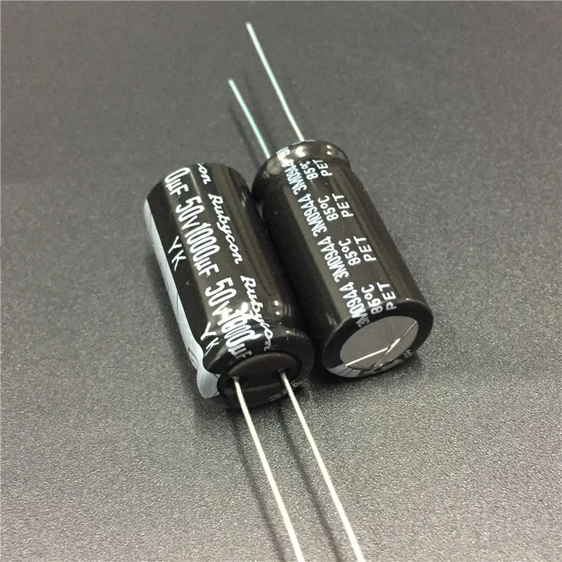 5pcs 1000uF 50V RUBYCON YK Series 12.5x25mm 50V1000uF Aluminum ...