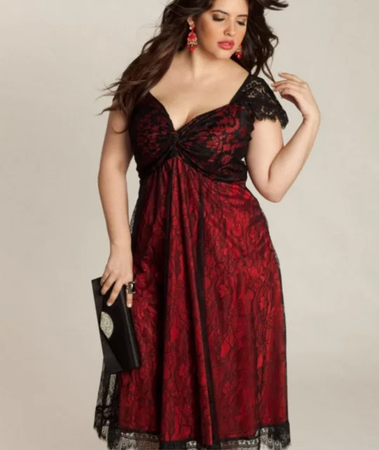 2018 Ladies Dresses Plus Size Lace Women Dress Sexy Fat Mm Low Cut Short Sleeve High Quality Big