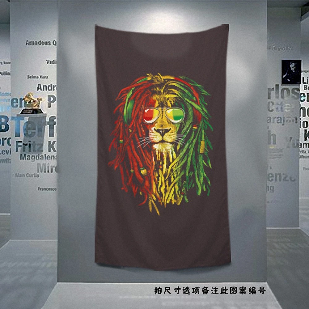 Bob Marley Jamaicaanse Reggae Rock Muziek Vlag Banner Doek Art Retro ...