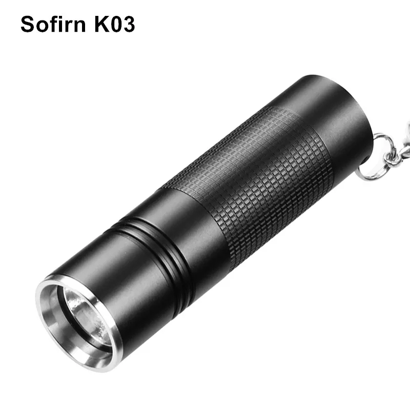 K03 Sofirn Mini Linterna 16340 Antorcha 300LM LED Mini Práctico Llavero ...