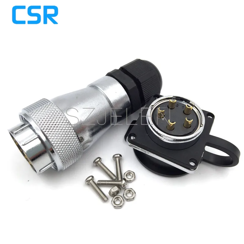 WF28-Series-Waterproof-5-Pin-Connector-LED-Power-Male-And-Female ...