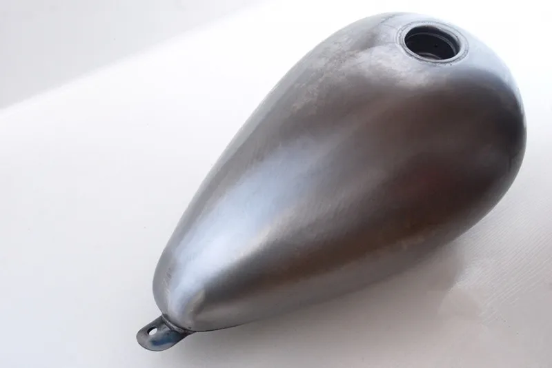 8L-Retro-Motorcycle-Fuel-Tanks-Water-Drop-Small-Petrol-Tank-Bare-Metal ...