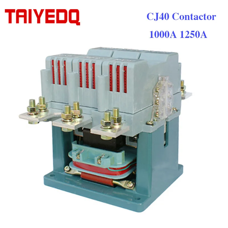 High Current Ac Contactor Cj40-1000a/1250a,85% Silver Contact Point ...