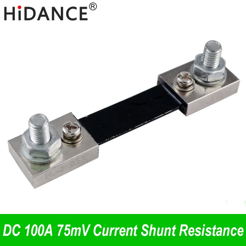 Dc 100a/75mv Volt Ammeter Shunt Resistor Current Divider Amp Meter For ...