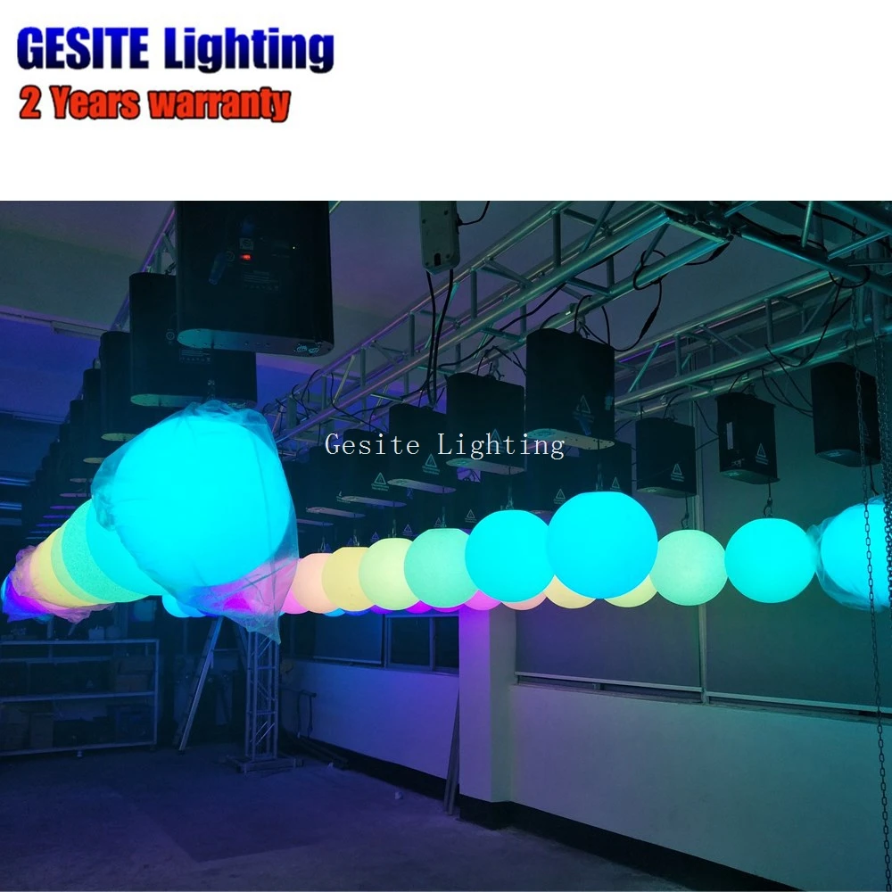 RGB colorful winch kinetic system Dmx Control winch lifting LED effect ...