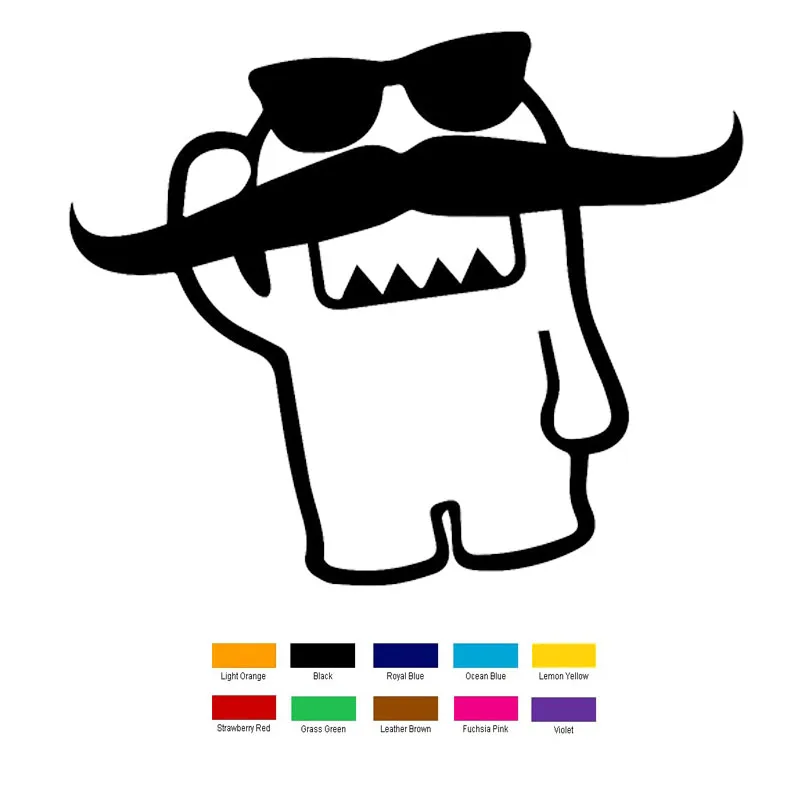 Domo With Mustache And Glasses