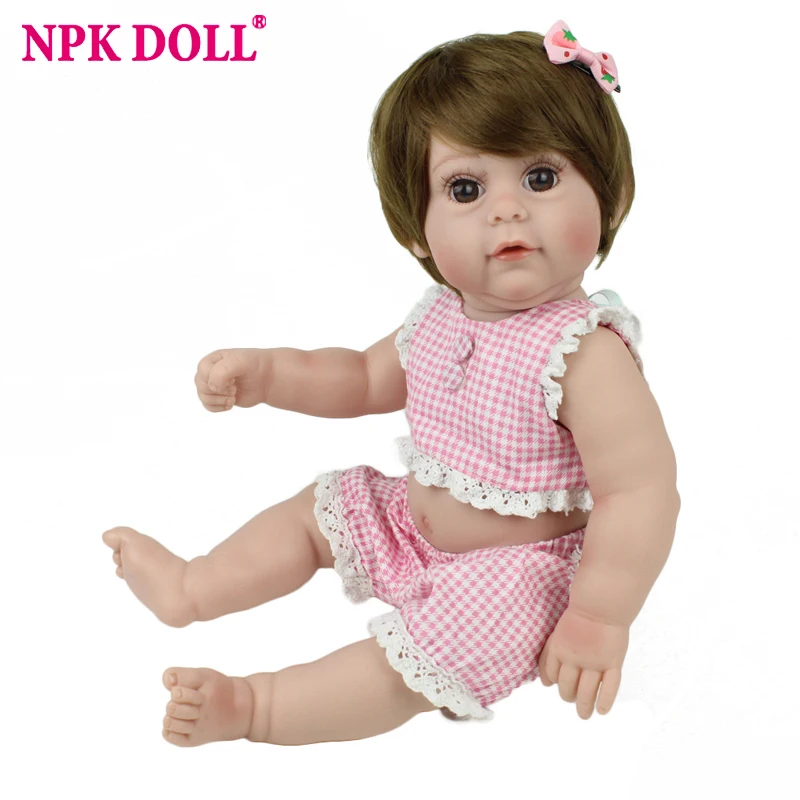 Npkdoll boneca reborn para crianças, boneca infantil realista, princesa ...