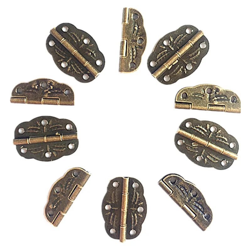 10 stücke Mini Funiture scharniere Druck kleine scharnier 22*31mm ...