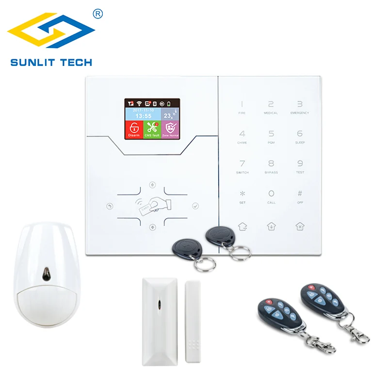Focus Wifi/gsm Alarm System For Home Smart Security Alarm Wireless Pir ...