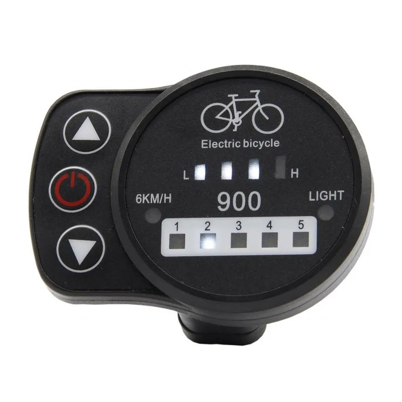 6 KM/hour PAS ebike displayer 24V 36V 48V multifunction electric bike ...