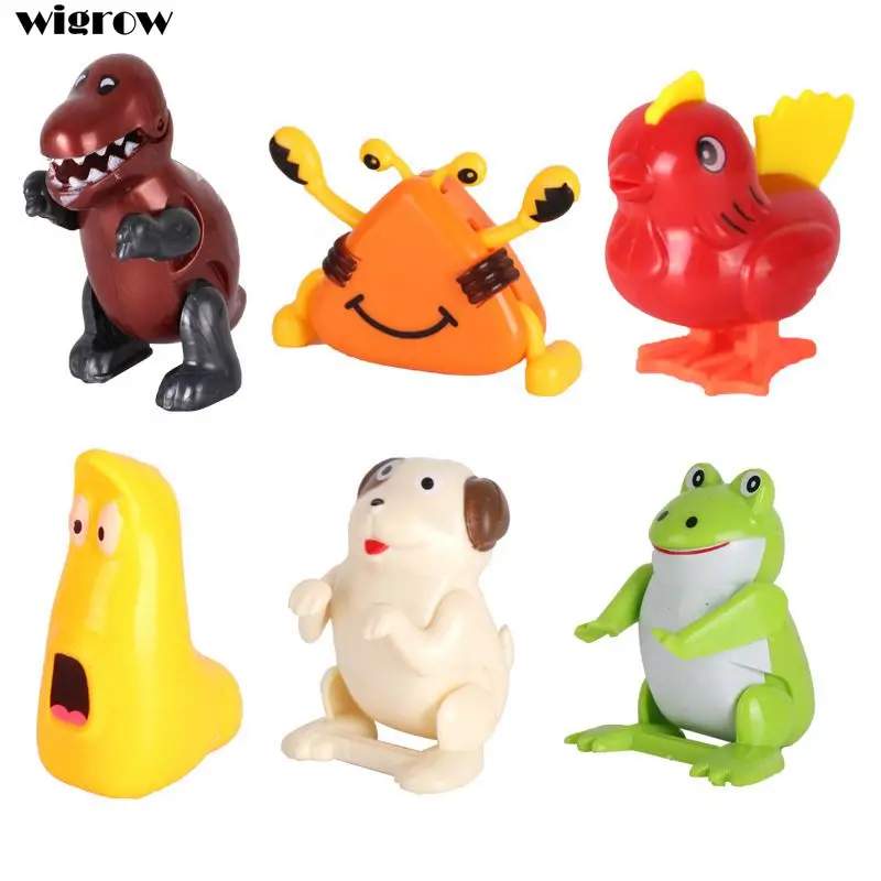 2Pcs Baby Clockwork Toys Cartoon Animal Cute Mini Crawling Wind Up Toy ...
