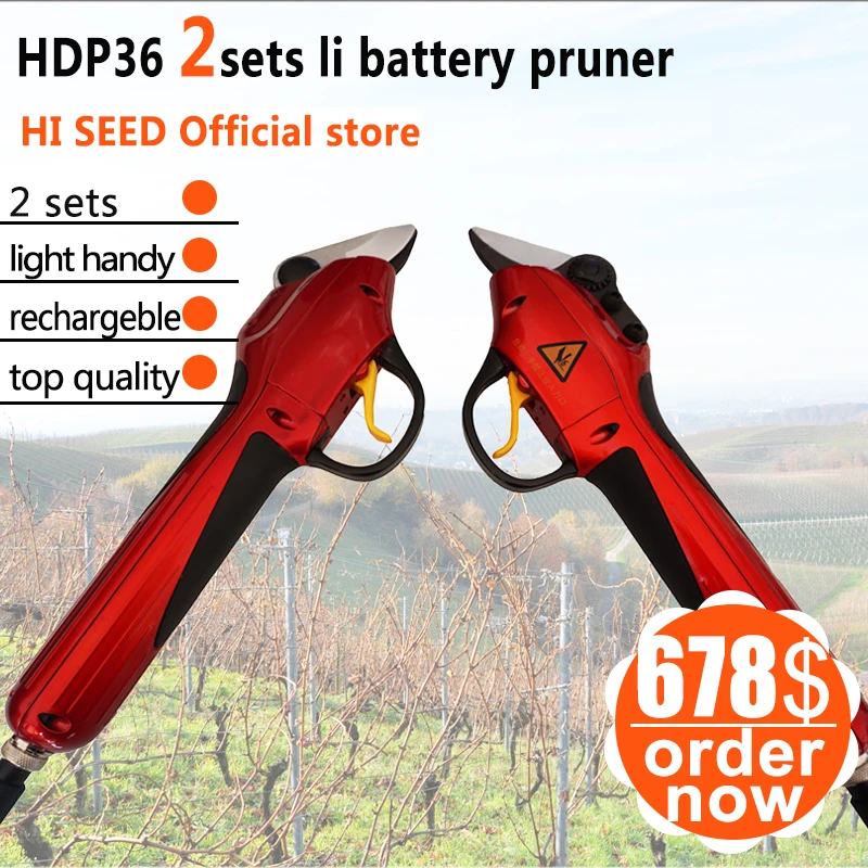 BEST electric scissors for fruit tree and garden (brushless motor ...