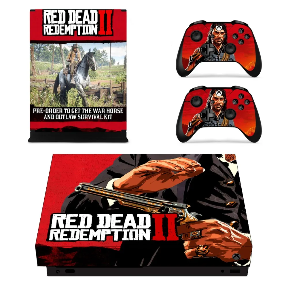 Red Dead Redemption 2 Skin Sticker for Xbox One X - ConsoleSkins.co