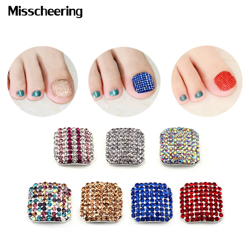 New-1pcs-Alloy-3d-Shiny-Glitter-Rhinestone-Toenails-Decoration-Jewelry ...