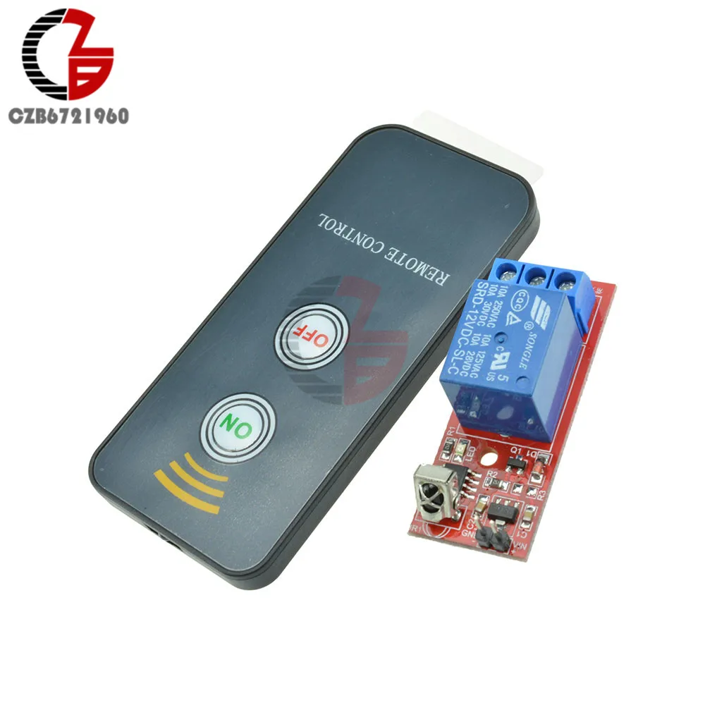 Generic 12v 1 Channel Infrared Switch Relay Driving Module Board ...