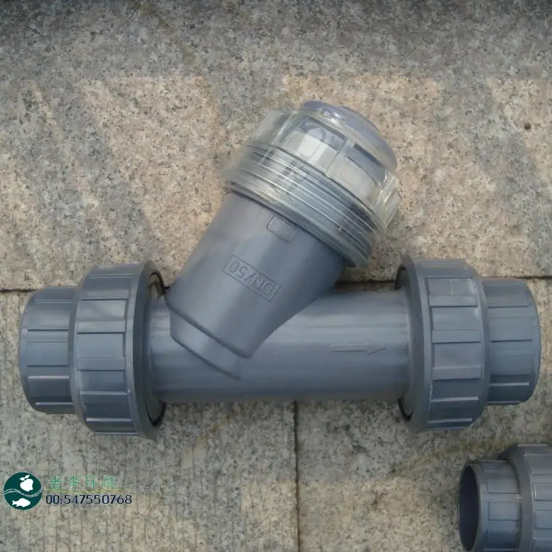 UPVC abnehmbare filter material chemische abwasser pipeline DN50 zoll ...