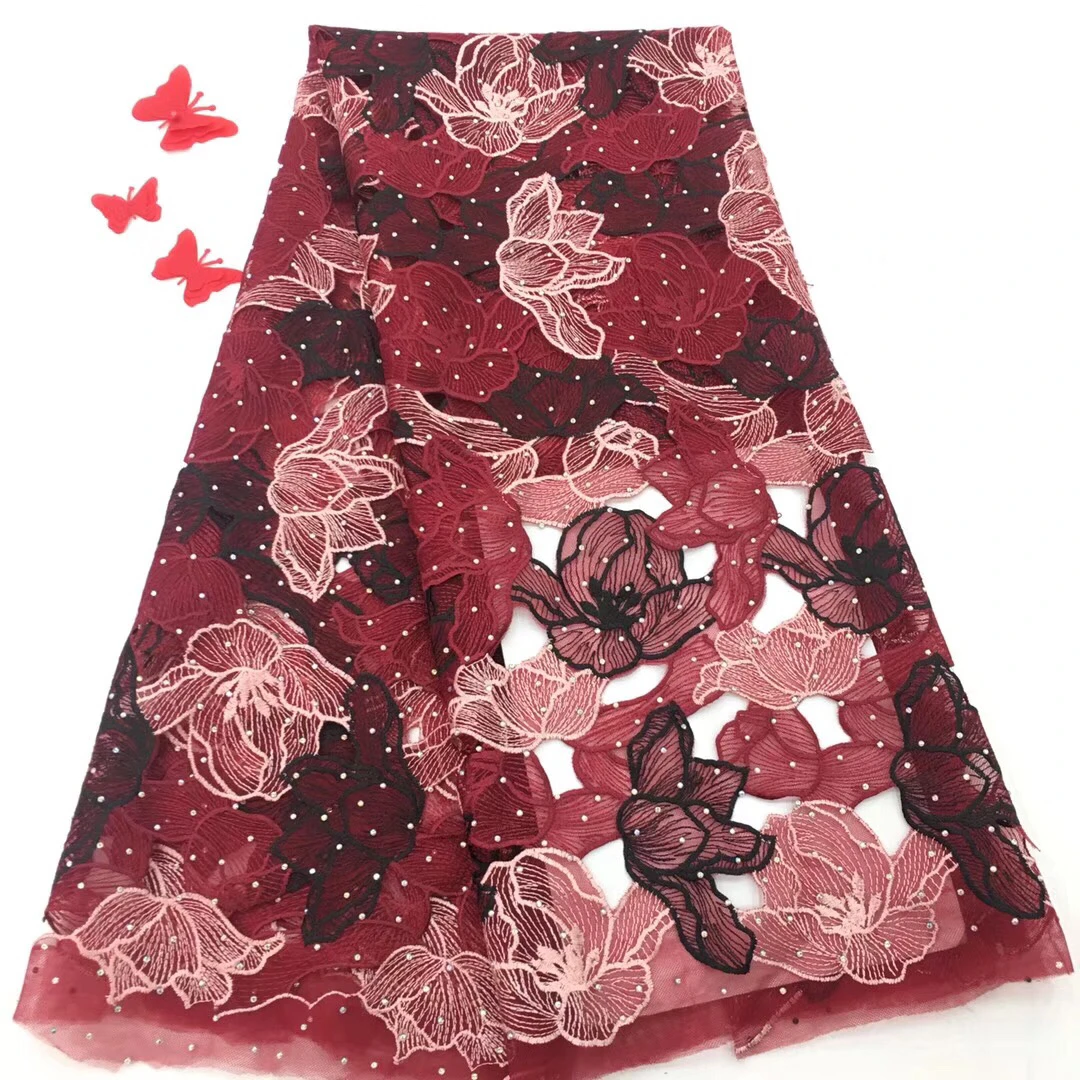 2018 nuevo estilo tela de encaje de red francesa africana, envío gratis ...