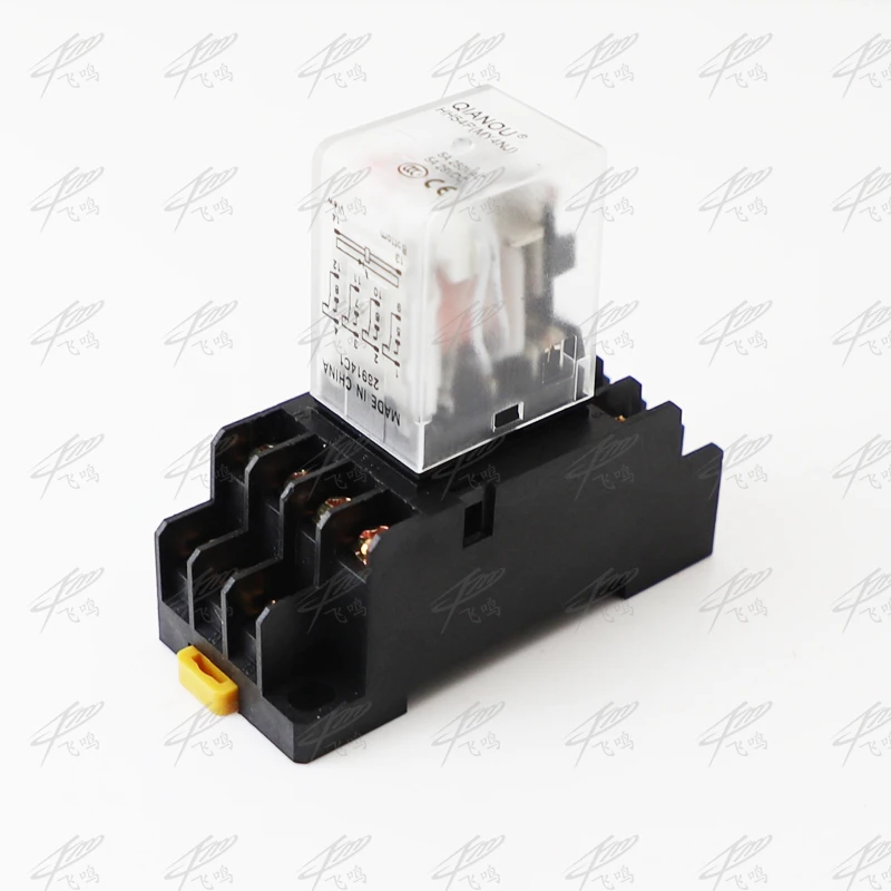 HH52P/HH53P/HH54P MY4NJ plug-in relay PYF14A 12v 24v 36v 48v 110v 220v DC/AC 5A silver contact ...