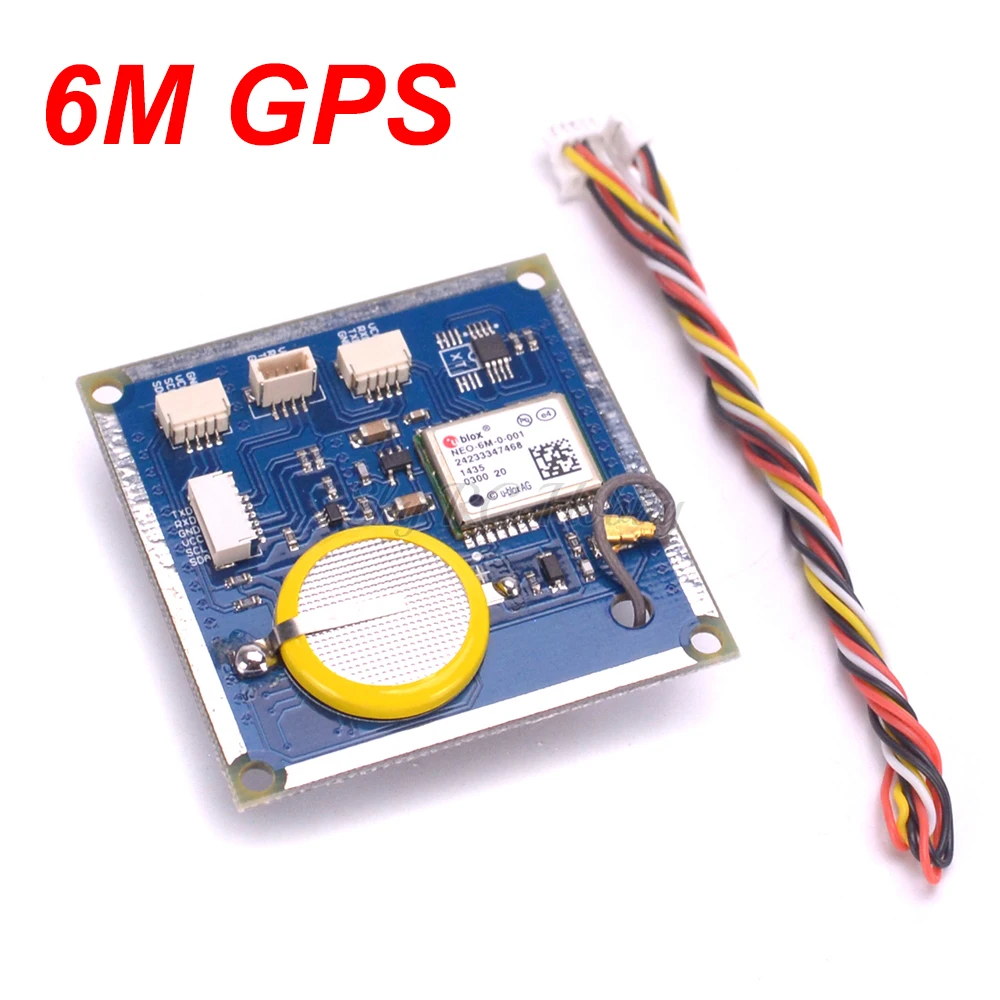 FPV-6M-GPS-with-Mounting-backplane-and-Compass-for-mwc-APM-2-6-APM2-6 ...