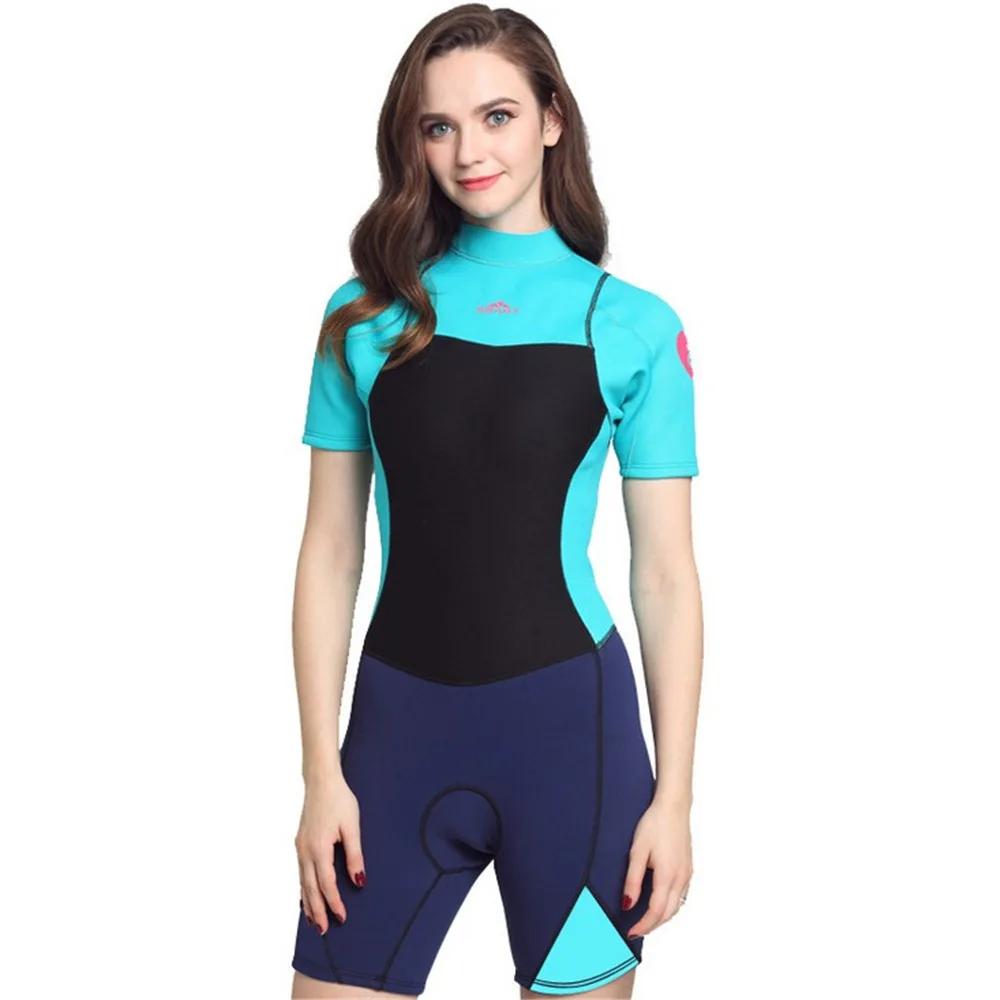 2017 Sbart Female Siamese Diving Suit 2mm Swimsuit Rubber Suit Warm