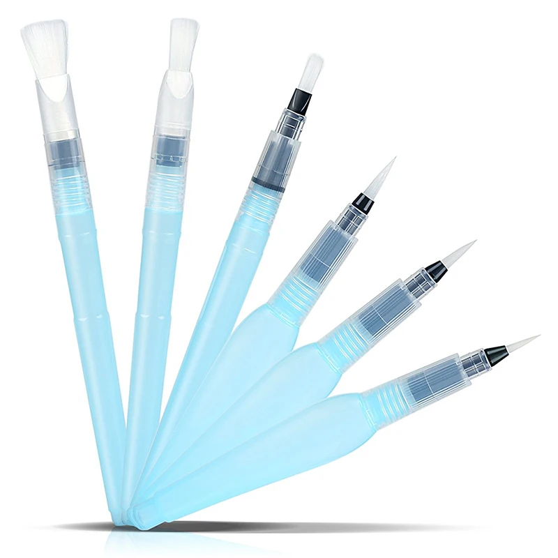 3-6-Large-capacity-Refillable-Water-Brush-Ink-Pen-for-Water-Color ...