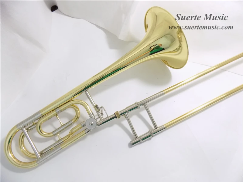 Bb/F Bass Trombones Lacquer/Silver slide trombone Brass instruments ...