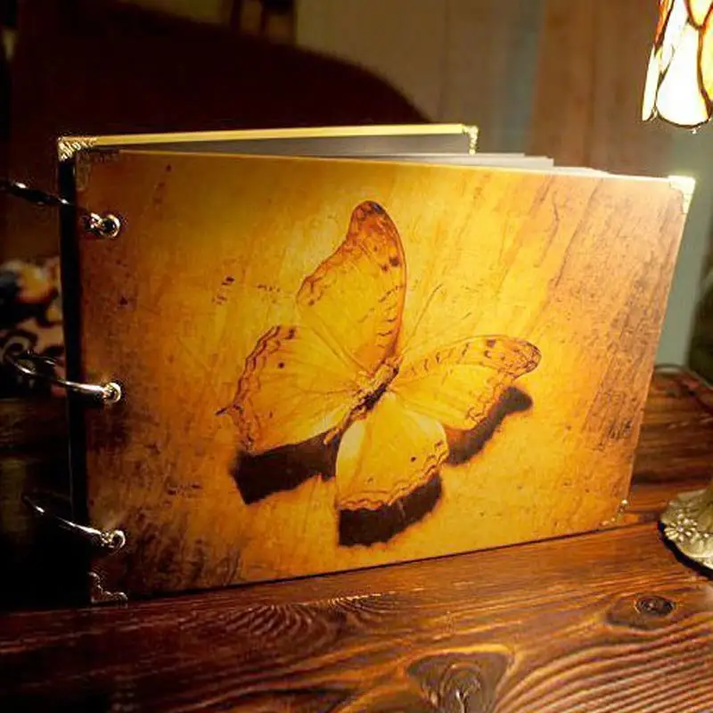 8 Design DIY Vintage Handmade Album Couple Polaroid Photograph Pasting ...