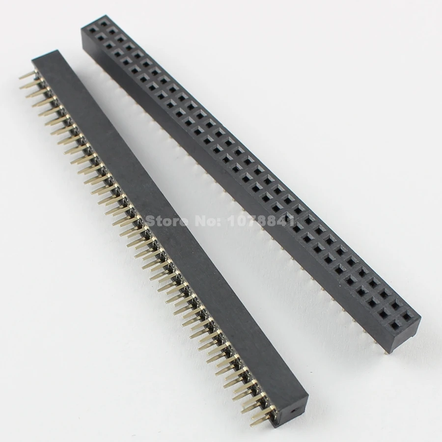 100pcs 2mm 2.0mm Pitch 2x32 Pin 64 Pin Female Dual Row Straight Pin ...
