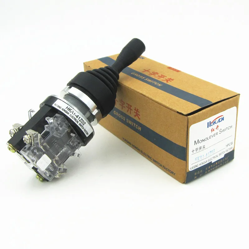 Joystick Switch 2no 30mm Double Way Momentary Spring Return Current 5a ...