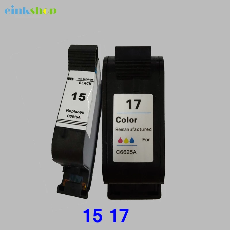 Einkshop cartucho de tinta compatible con HP 15 17, Deskjet 1120c, 825 ...