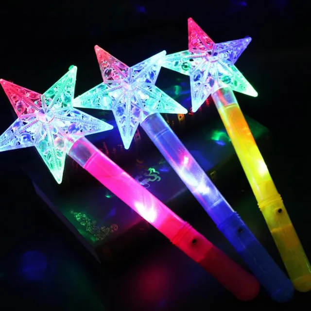 Aliexpress.com : Buy Girls Fairy Princess Star LED Flashing Wands Light ...