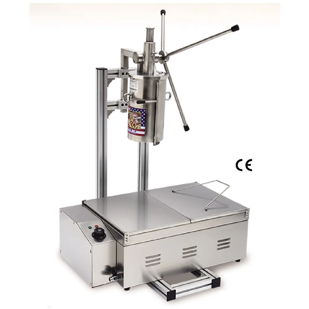 Commercial Stainless Steel Churro Machine + 25l Electric Fryer Manual ...