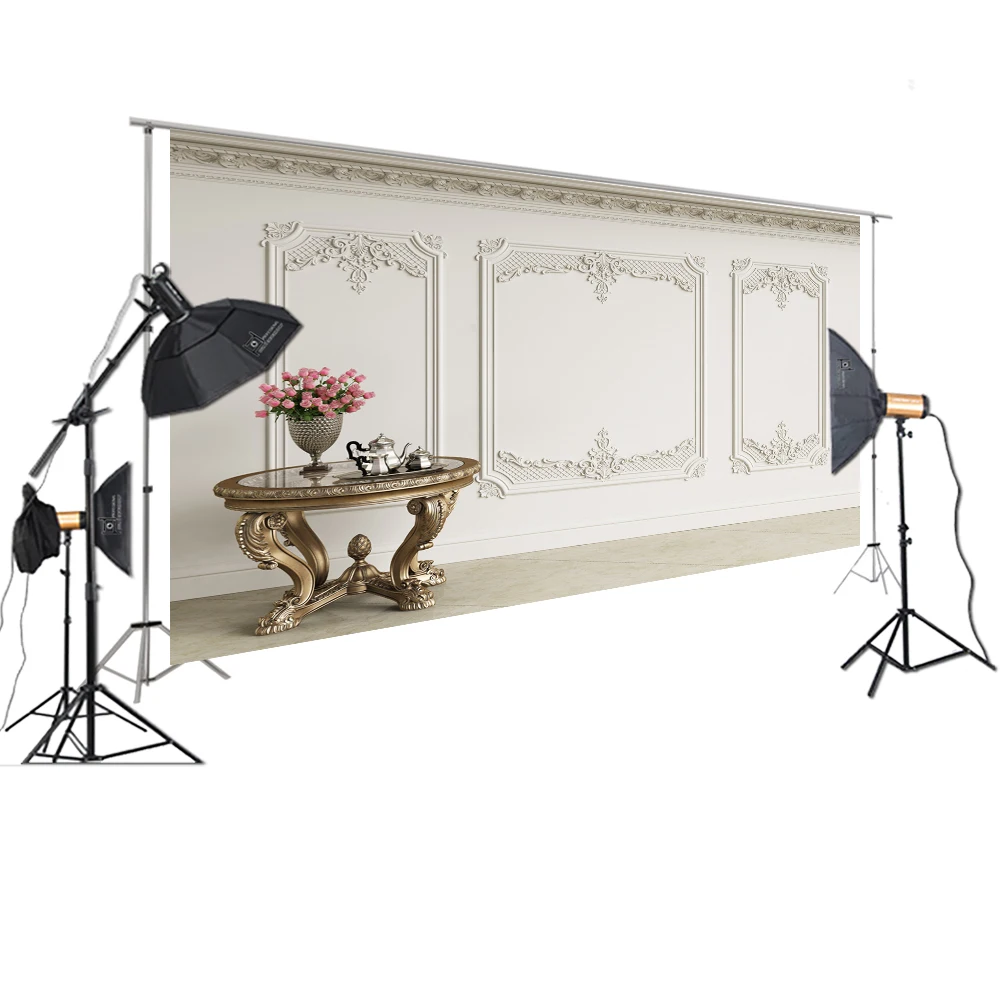 Huayi Photography Backdropliving Room Photography Backdrop Vintage ...