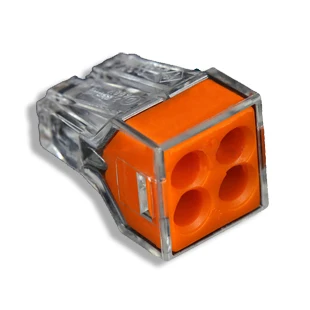 10pcs/lot,WAGO 773 104 Push Wire Wiring Connector For Junction Box 4 ...