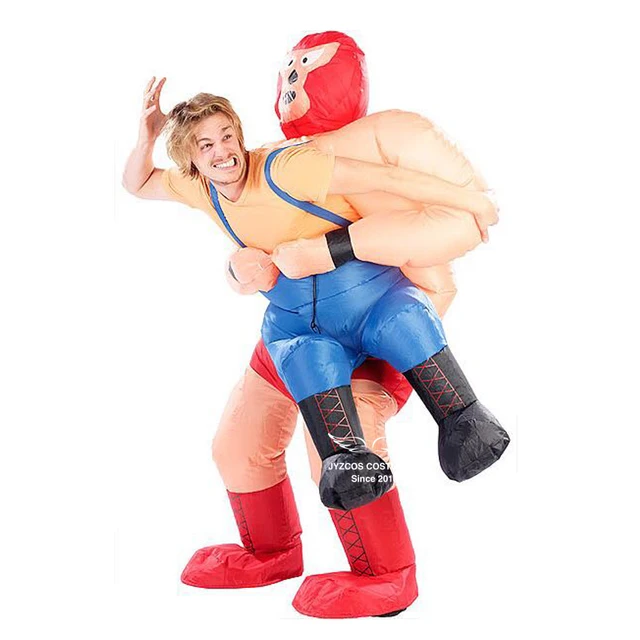 Inflatable Wrestler Costume Halloween Costumes For Adults Carnival