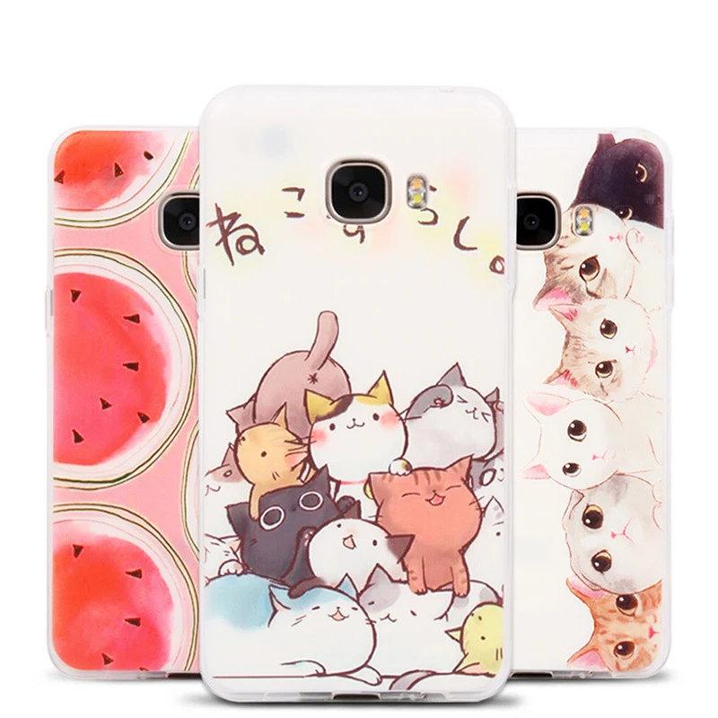 Sheli Funny animal flor 3D diseño para Samsung Galaxy note 5 caso lindo ...