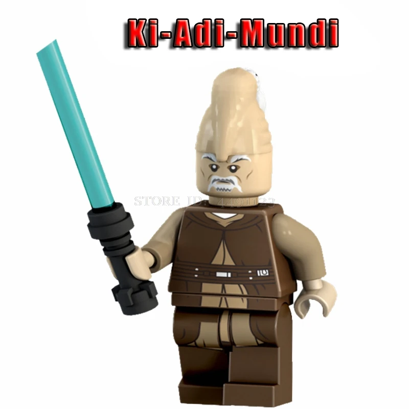 Toys Blocks Star Wars Jedi Master Yoda Windu Obi Wan Rise Of Skywalk ...