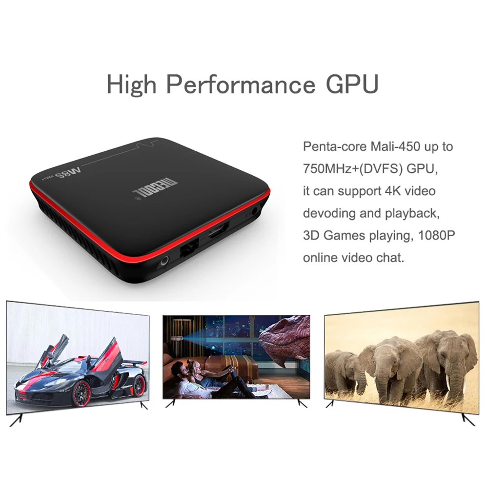 MECOOL M8S PRO W Android 7,1 ТВ Box Amlogic S905W Процессор 4 ядра 2 ГБ ...