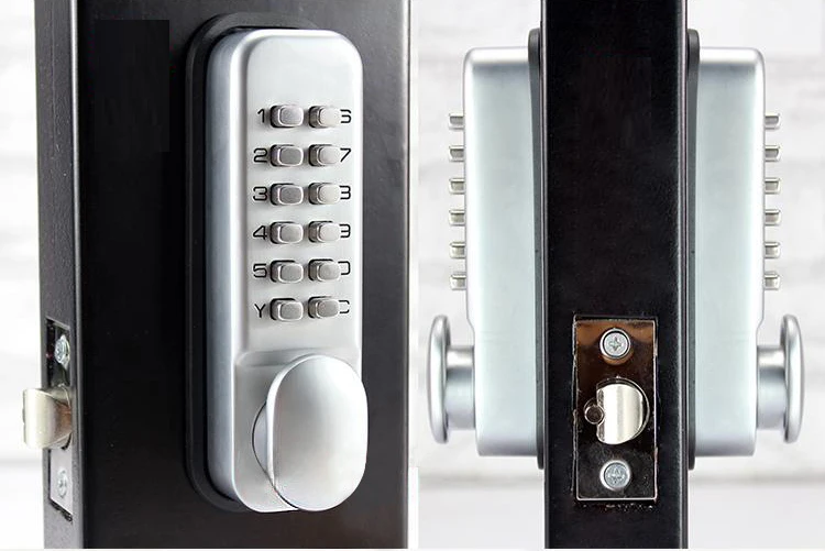 Double keypad Digital Lock keyless Code Password Waterproof Iron Garden ...