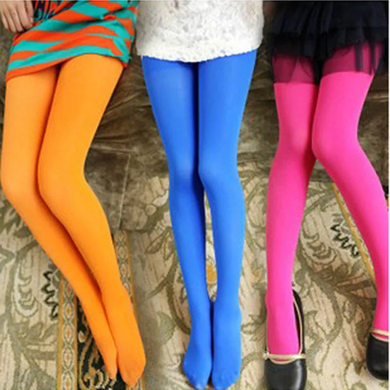 Collants de couleur bonbon pour enfants, pour bébés filles, mignon ...